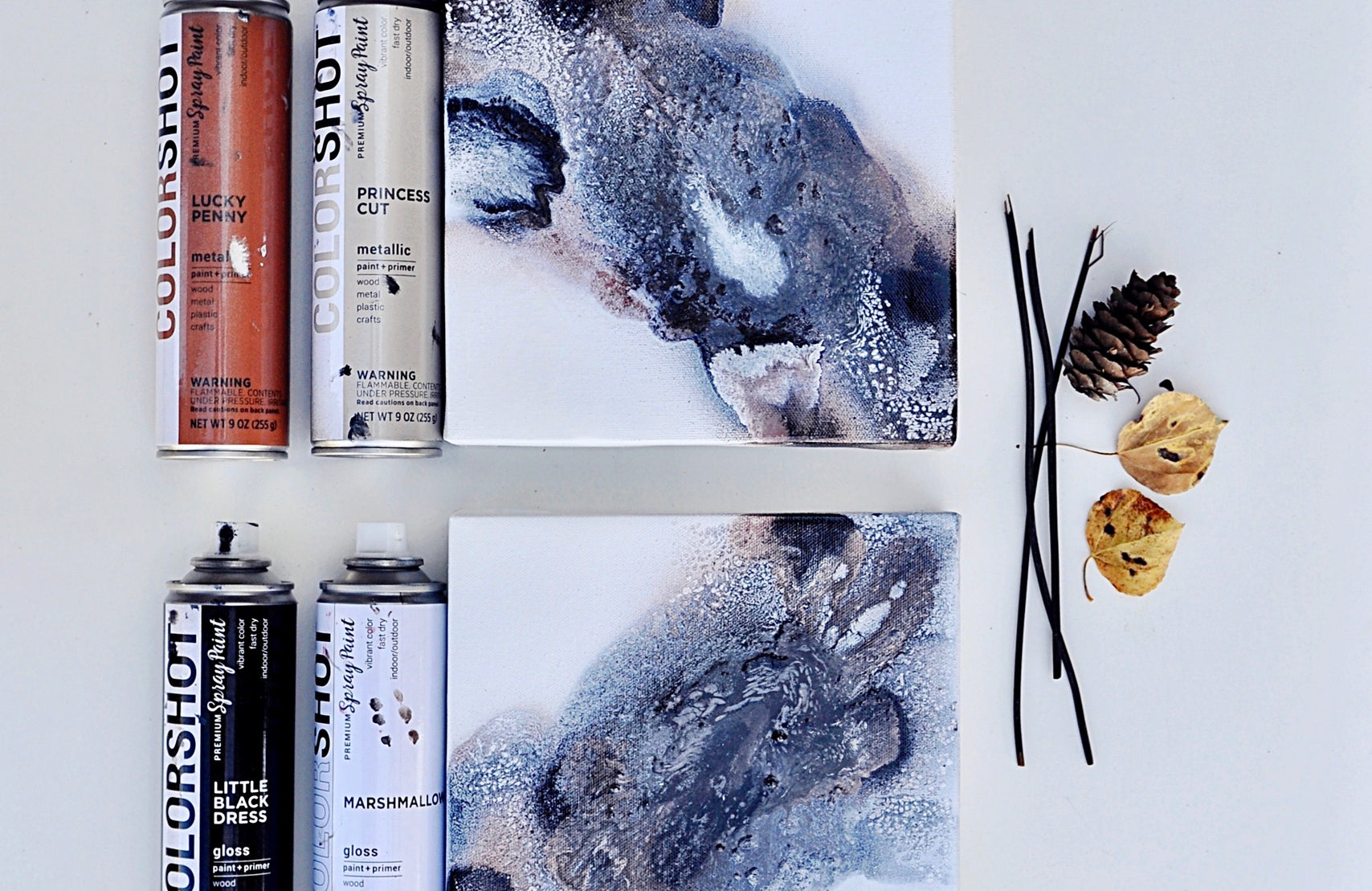 Marbling Spray Paint Art Technique – COLORSHOT