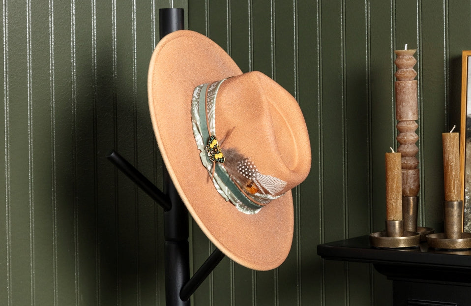 Custom Fedora Hat with Metallic Spray Paint – COLORSHOT